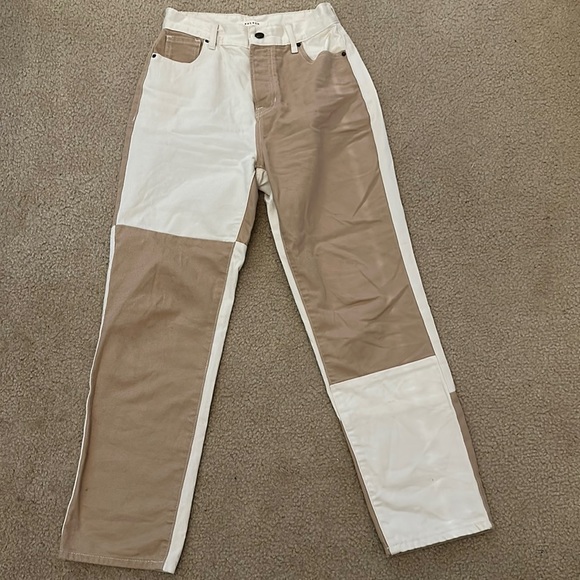 PacSun | Jeans | Pacsun Highrise Straight Color Block Jeans | Poshmark
